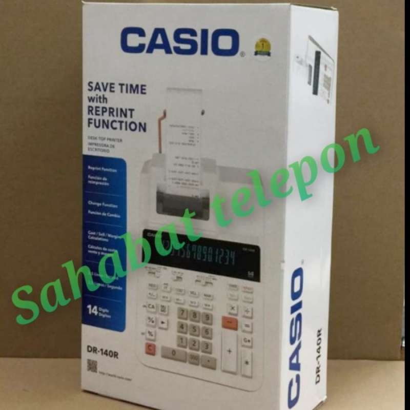 Jual Kalkulator Save Time With Reprint Function Casio Dr-140r Di Seller ...