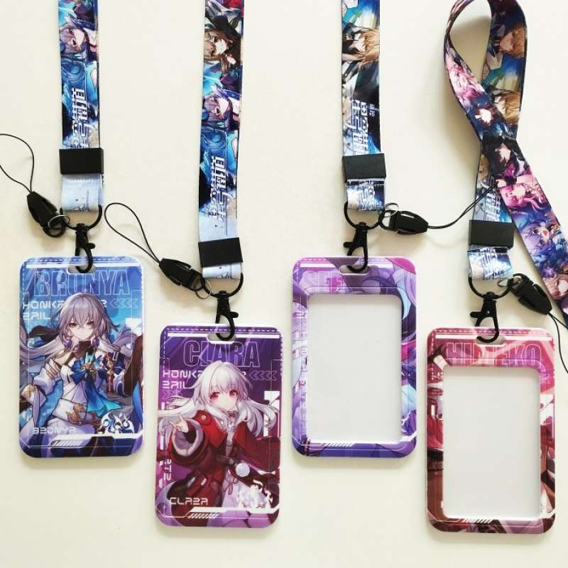 Jual Honkai Star Rail Id Card Holder Lanyard 2 Name Tag Gantungan ...