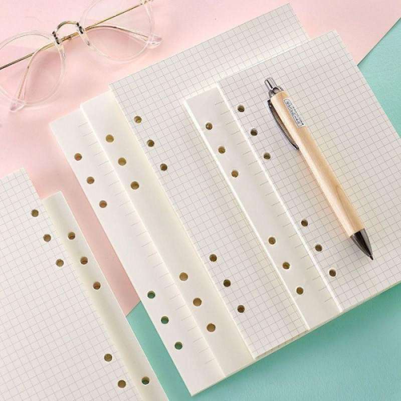 Jual Isi Kertas Binder 6 Ring A5 A6 B5 Isi 45 Lembar Loose Leaf Tebal ...