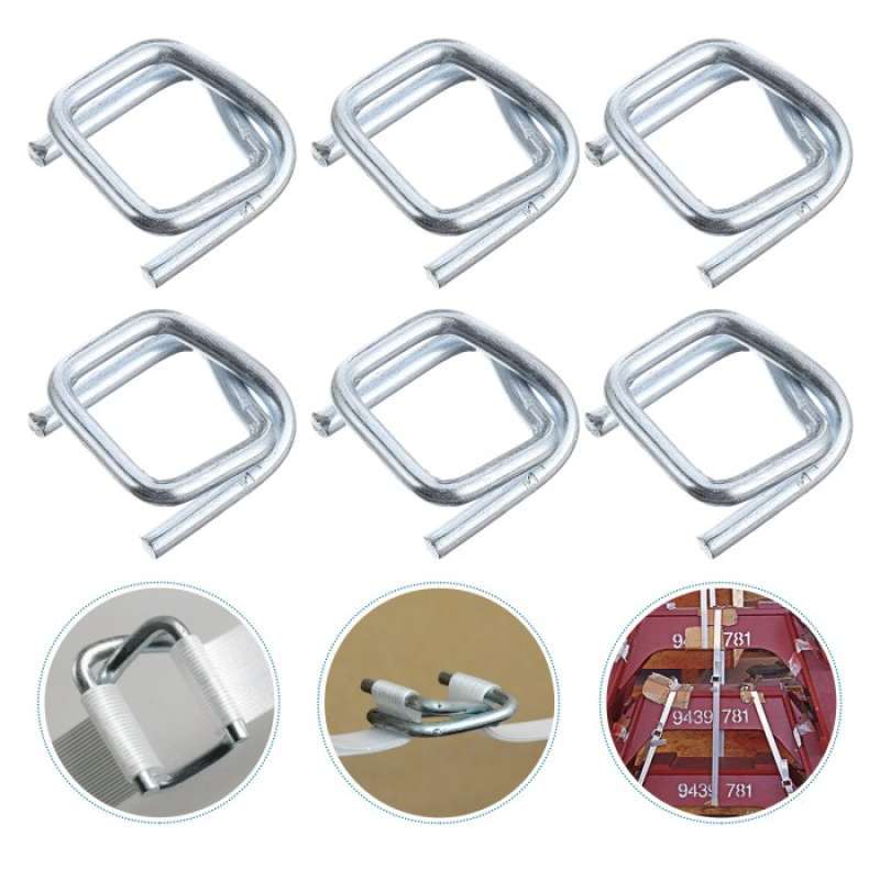 Jual Buckle Buckles Strapping Metal Wire Strap Cord Clamps Packaging Di ...