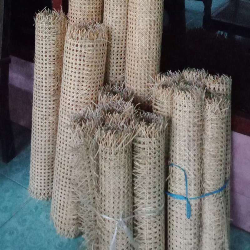 Jual Anyaman Rotan Lembaran / Webbing Rotan / Motif Mata Ayam 50x150 Di ...