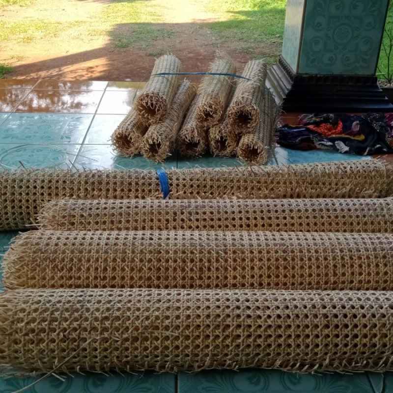 Jual Anyaman Rotan Lembaran / Webbing Rotan / Motif Mata Ayam 50x150 Di ...