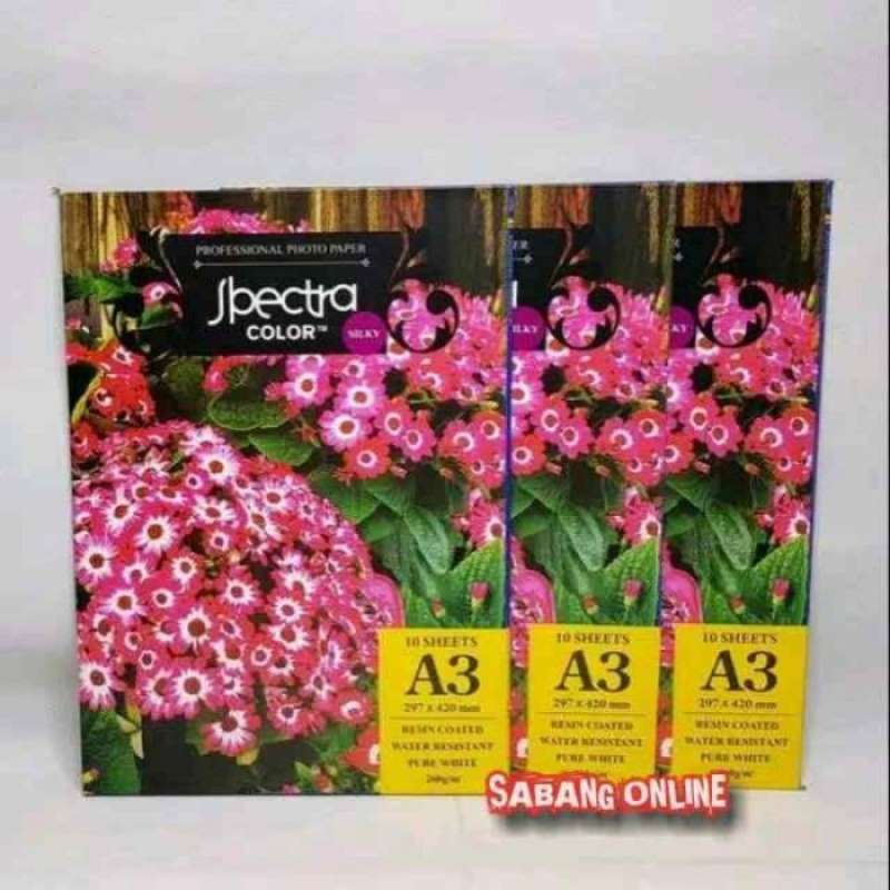 Jual Kertas Foto Spectra A3 / Paper Injet A3 Silky Di Seller Tombstone ...