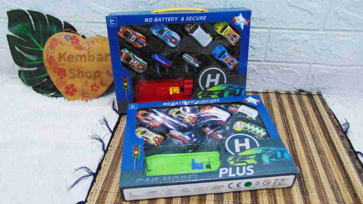 Jual St3-280 Paket Hemat Komplit Mainan Anak 6 Mobil Balap 2 Pesawat ...