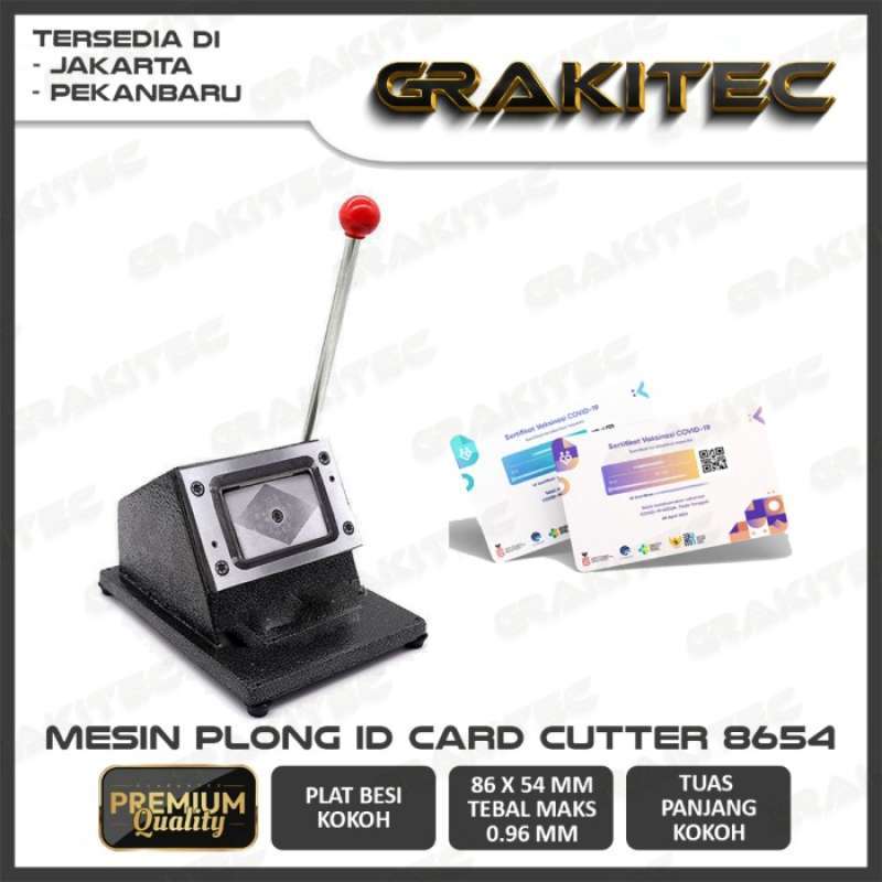 Jual Alat Potong Id Card / Plong Id Card / Pvc Card Cutter Grakitec Di ...