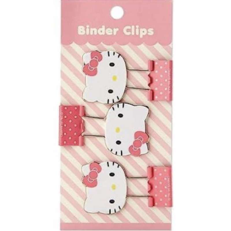 Jual Sanrio Character Binder Clips Isi 3 Pcs / Sanrio Japan Di Seller ...