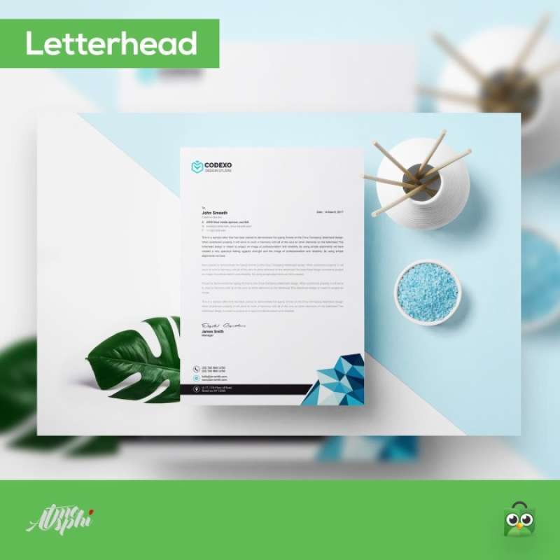 Jual Jasa Desain Kop Surat Perusahaan / Custom Letterhead - Pro Di ...