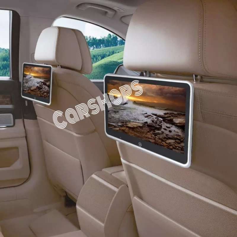 Jual Headrest Car Monitor Clip On 10 Inch Touchscreen Hd Screen Slim Di ...
