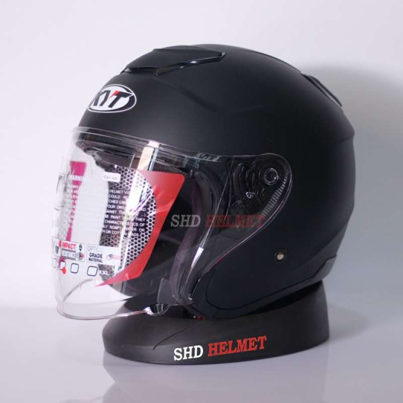 Jual Helm Kyt Kyoto R Solid White Half Face Kyt Kyoto Putih Polos ...
