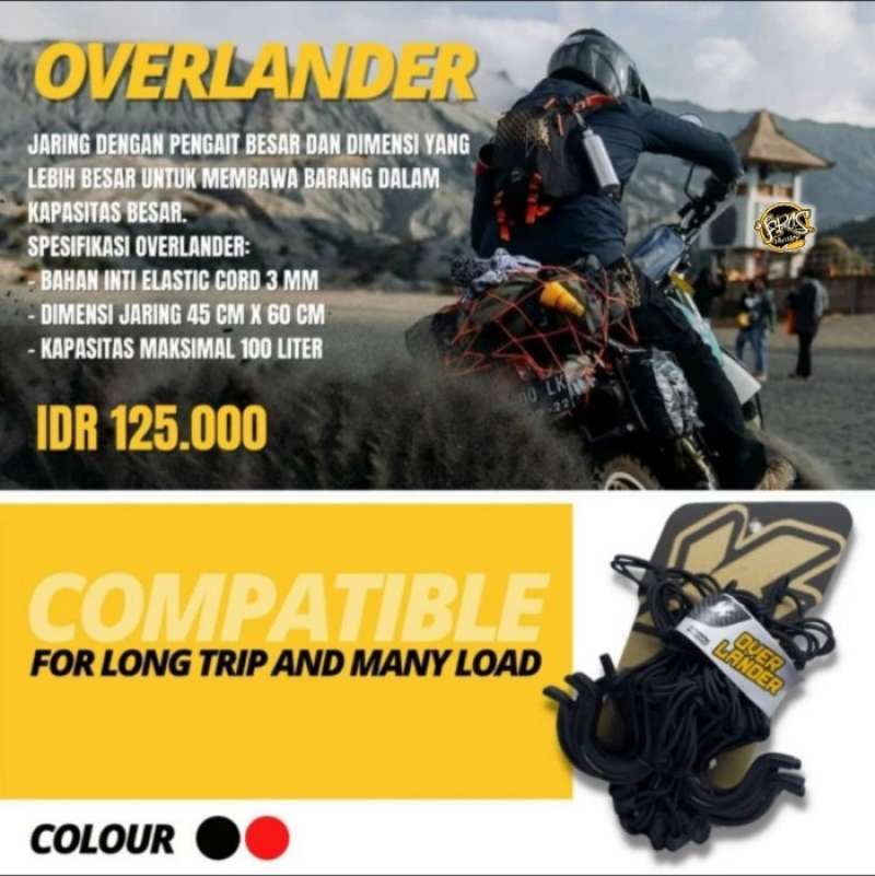Jual Jaring Motor Premium Kambing Gunung Overlander Di Seller Regstore ...