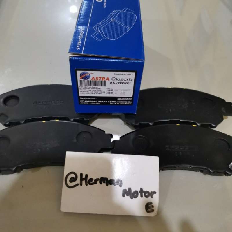 Jual Kampas Rem Depan Brake Pad Akebono Toyota All New Rush All New Terios Di Seller Tombstone ...