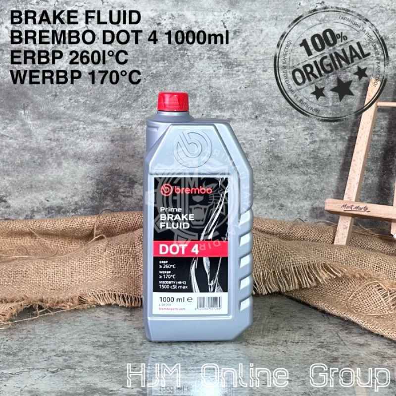 Jual Brake Fluid Dot 4 Brembo 1000 Ml - Minyak Rem - Oli Rem 1 Liter Di ...