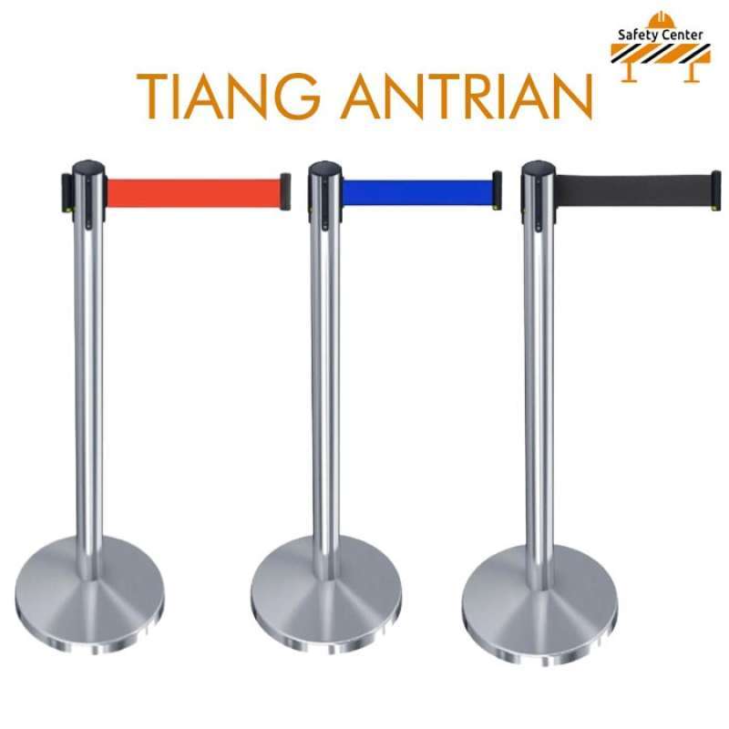 Promo Tiang Antrian / Queue Line Separator Stainless Diskon 23% Di ...