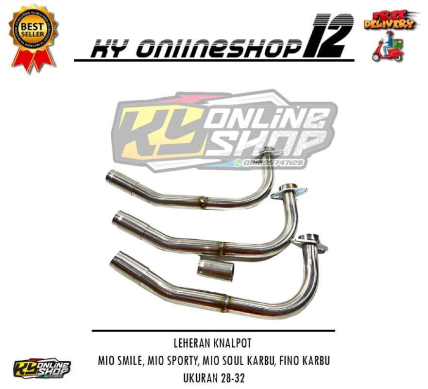 Promo Leheran Knalpot Mio Smile Ukuran 28-32 Bending Kolong / Mdm All ...