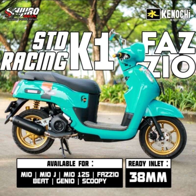 Promo Knalpot Standar Racing Kenochi Type K1/k2/k3 Beat/scoopy/mio/fazzio - Multicolor Gear ...