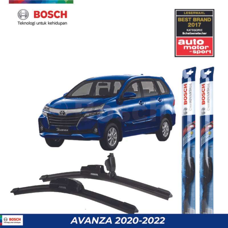 Jual Wiper Frameless Toyota Avanza 2020-2022 Sepasang Bosch Clear Advantage Di Seller Tombstone ...