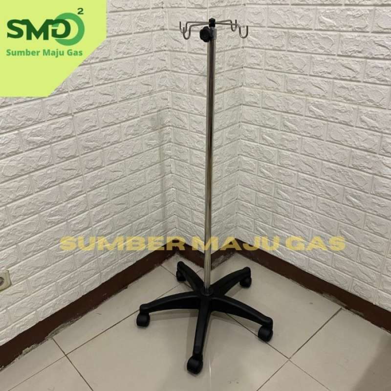 Promo Tiang Infus Stainless Kaki 5 Pengait 4 Diskon 23% Di Seller ...