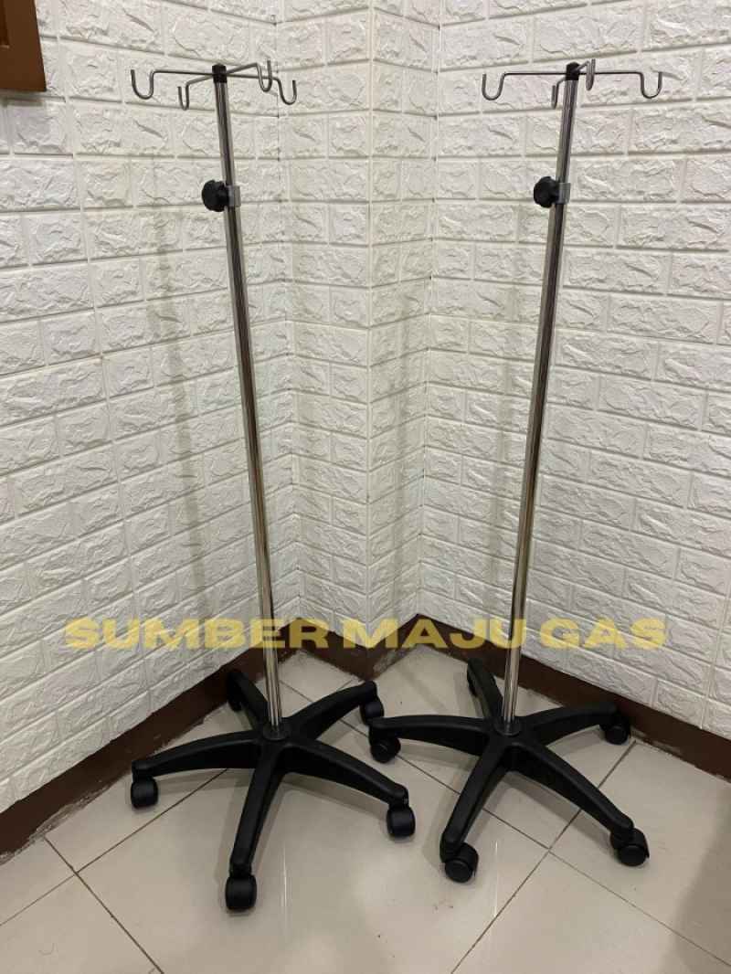 Promo Tiang Infus Stainless Kaki 5 Pengait 4 Diskon 23% Di Seller ...