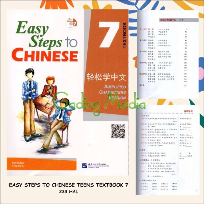 Promo Mandarin Easy Step To Chinese (teens) Textbook 7 Diskon 23% Di ...