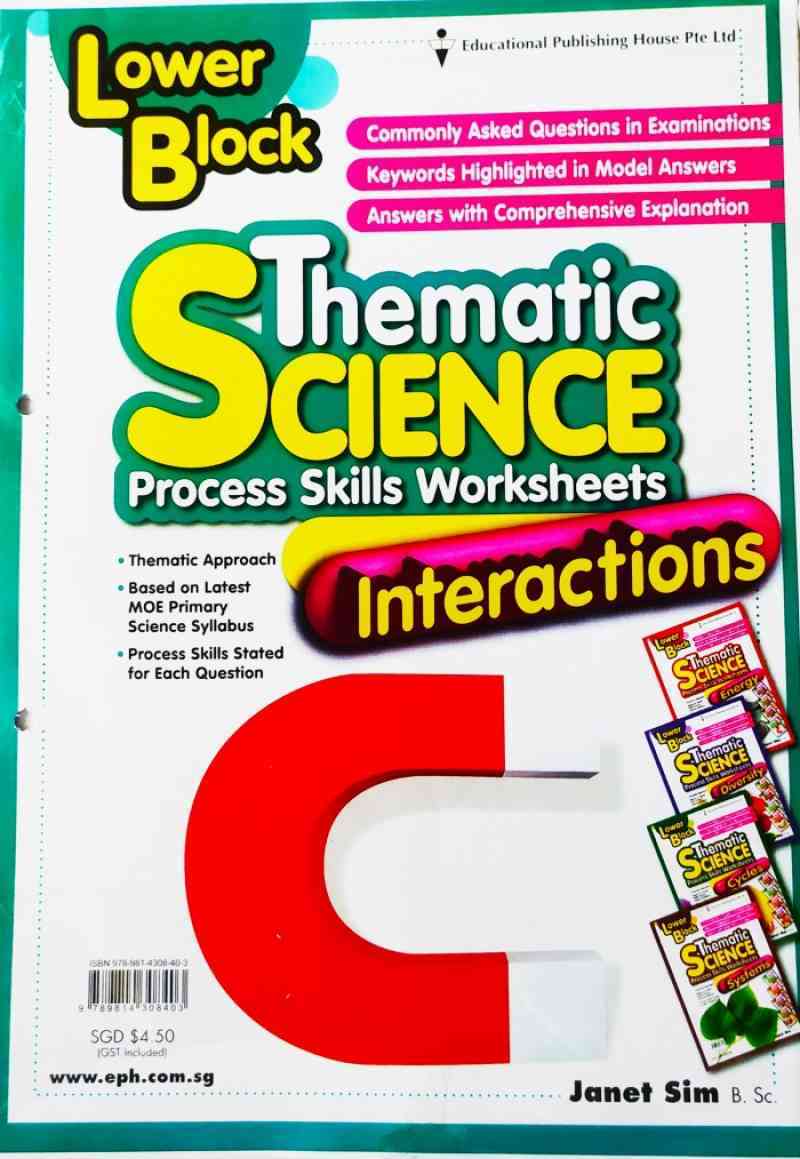Promo Lower Block Thematic Science Worksheets - Interactions Diskon 23% ...