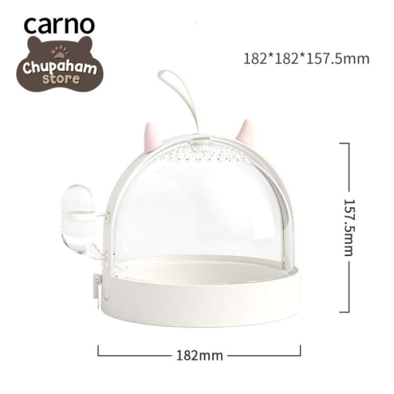 Jual Carno Devil Pet Carrier / Kandang Travel Outdoor Hamster Sugar ...