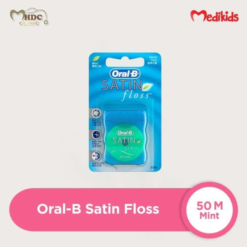 Jual Oral B Satin Floss 50m/ Mint Di Seller Aghanim - Cengkareng Timur, Kota Jakarta Barat | Blibli