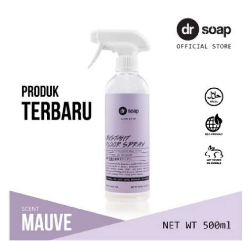 Promo Dr Soap Instant Floor Spray 500ml (mauve) Diskon 33% Di Seller ...
