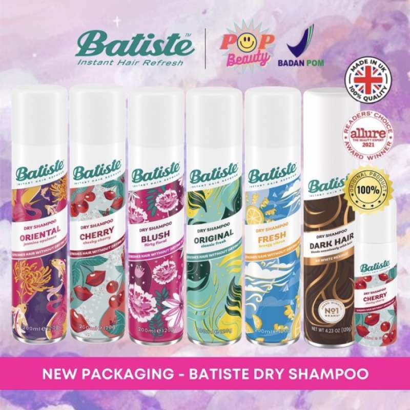 Jual Batiste Dry Shampoo 200 Ml / Shampoo Kering Di Seller Raindrop ...