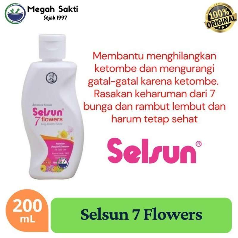 Jual Shampo Selsun 7 Flower 200 Ml - Perawatan Anti Ketombe Dandruff Di ...