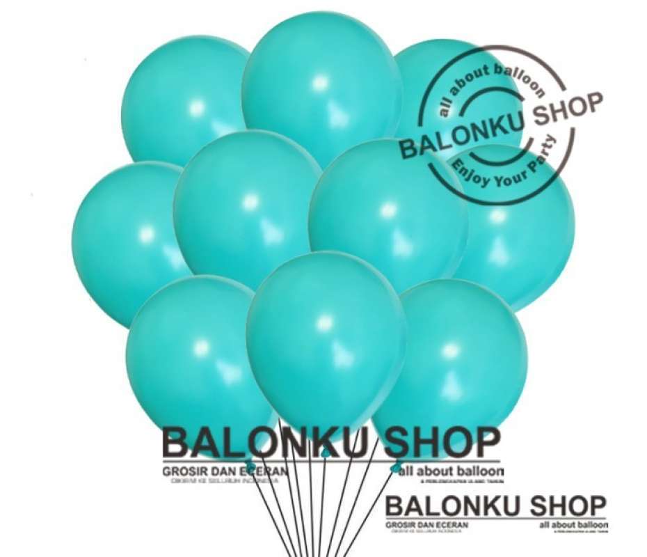 Jual Balon Latex Doff Isi 50 Pc / Balon Doff Tosca / Balon Doff Hijau ...