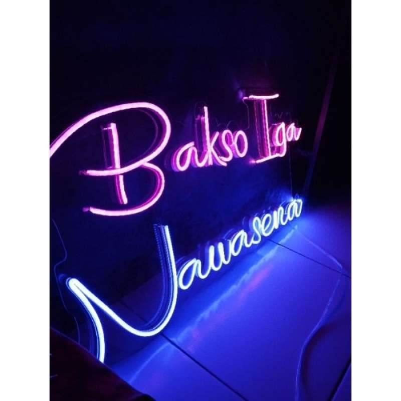 Jual (perhuruf) Neonflex Costum/lampu Led Huruf/lampu Tulisan Neon ...