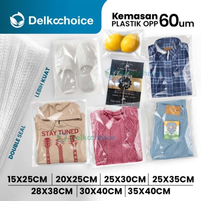 Jual Opp Lem Kemasan Packing Jaket Sweater Plastik Baju Termurah Di ...
