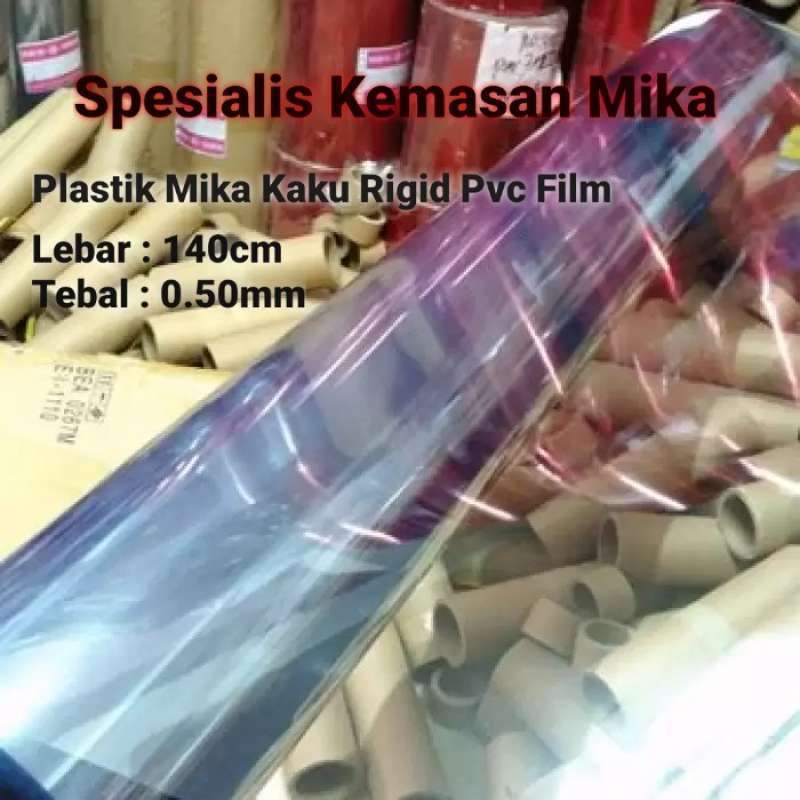 Jual Plastik Mika Kaku Rigid Pvc Super Clear Lebar 140cm Tebal 0.50mm. Di Seller Aghanim ...