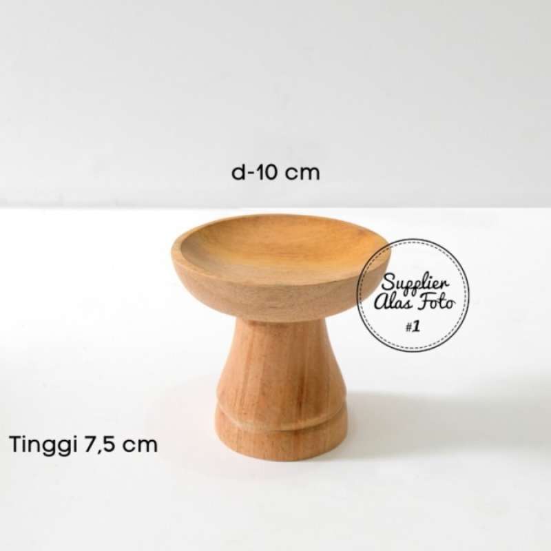 Jual Saf Stand Cake Kayu / Display Putar Dessert Kue / Properti Foto ...