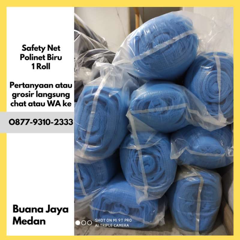 Jual Polinet Polynet Biru Jaring Pengaman Safety Net 1 Rol 1,2 X 100 ...