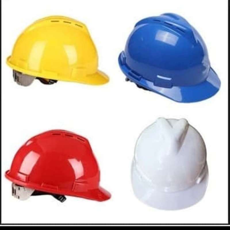 Jual Helm Safety Proyek Msa Fastrack Sni Protective Safety Helmet K3 Di ...