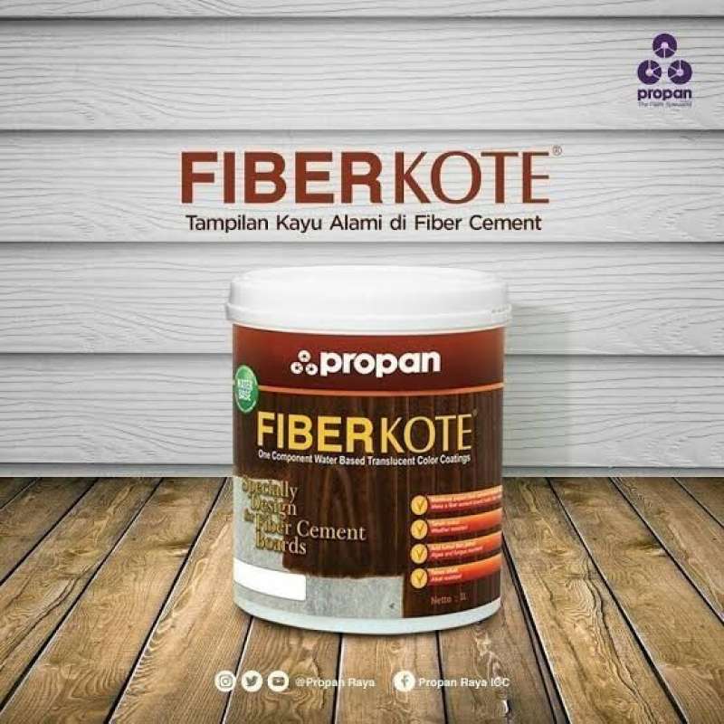 Jual Propan Fiberkote 888 1l Gloss / Palisander / Walnut Brown / Akasia ...