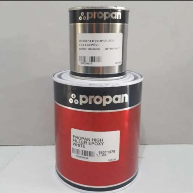 Jual Propan High Filler Epoxy Cat Dasar White - Black - Grey ( 1.3 Kg ...