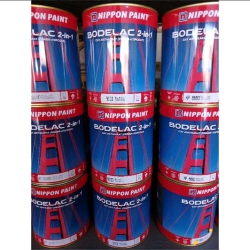 Jual Nippon Bodelac / Cat Besi Anti Karat 2 In 1 ( 1 Kg ) - Thinner 1 ...