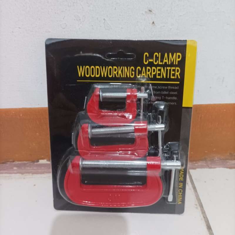 Jual Clamp C Set 3pc / Klem C / Catok C Taiwan - Kecil Hijau Di Seller ...