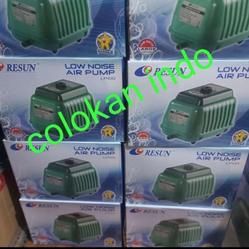 Promo Resun Air Pum Lp 100 Aerator Oksigen Aquarium Diskon 23% Di ...