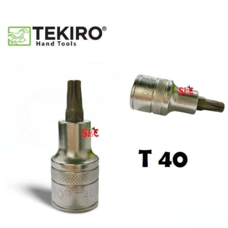 Jual Tekiro Kunci Mata Sok Sock Shock L Bintang T40 / Star Bit Socket T ...