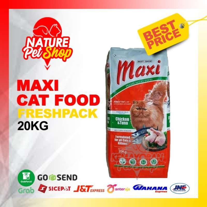 Promo Maxi Cat 20kg Makanan Kucing Maxi Cat [grab-gojek] Diskon 23% Di ...