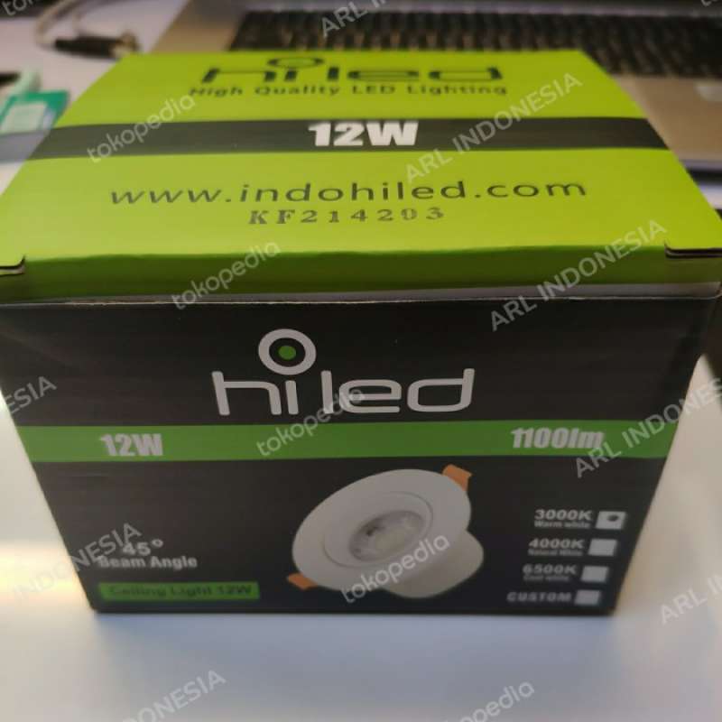 Jual Downlight Hiled Green 12w Cob 3000k Warmwhite 12 Watt Di Seller ...
