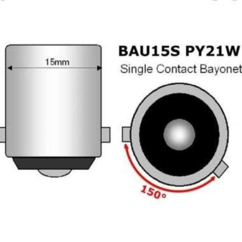 Promo Lampu Bohlam Led Super Bright Sein Mundur Rem Brake Light T20 ...