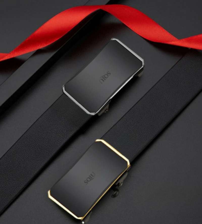 Promo Ikat Pinggang Pria Kulit Asli Sqiu Auto Buckle Strap Style - Box ...