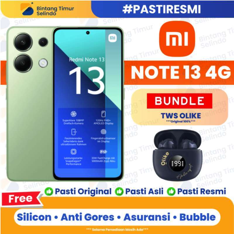 Jual Xiaomi Redmi Note 13 4g 8 128gb Garansi Resmi Xiaomi Indonesia Di Seller Bintang Timur