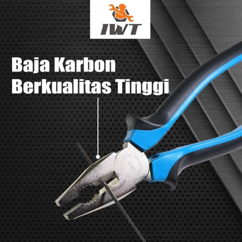 Jual Tang Kombinasi Iwt Heavy Duty (versi Lebih Kuat) 6 7 8 Inch Satuan ...