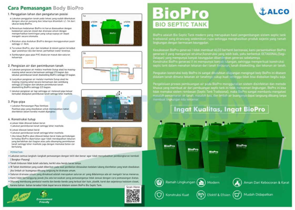 Jual Septic Tank Biopro Bst 05 N Garansi Resmi Di Seller Aghanim ...