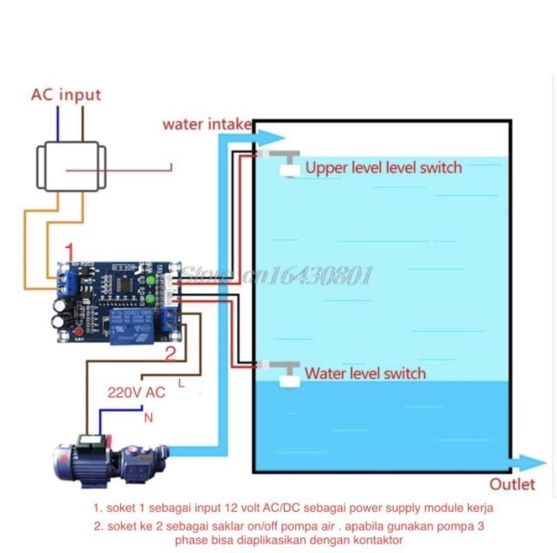 Jual Module Sensor Air Otomatis - Water Level Controller Automatic Di ...